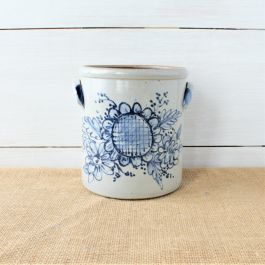 Custom 1/2 Gallon Crock | Rowe Pottery