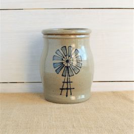 NEW Windmill Utensil Jar | Rowe Pottery