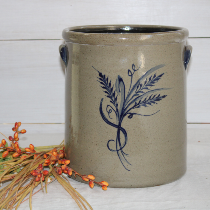 Wheat 2-Gallon crock | Rowe Pottery
